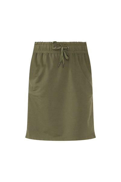 Coby Khaki Cotton Skirt - Blue Bungalow NZ