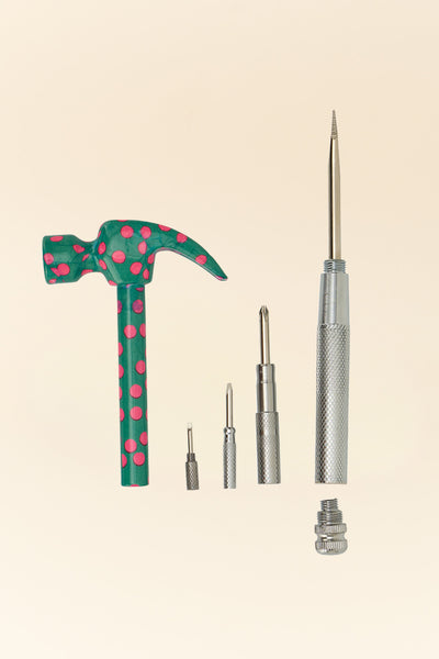 Green Confetti Tools Set - Blue Bungalow NZ