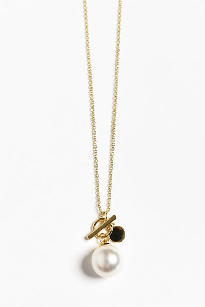 Kora Gold Pearl Necklace - Blue Bungalow NZ