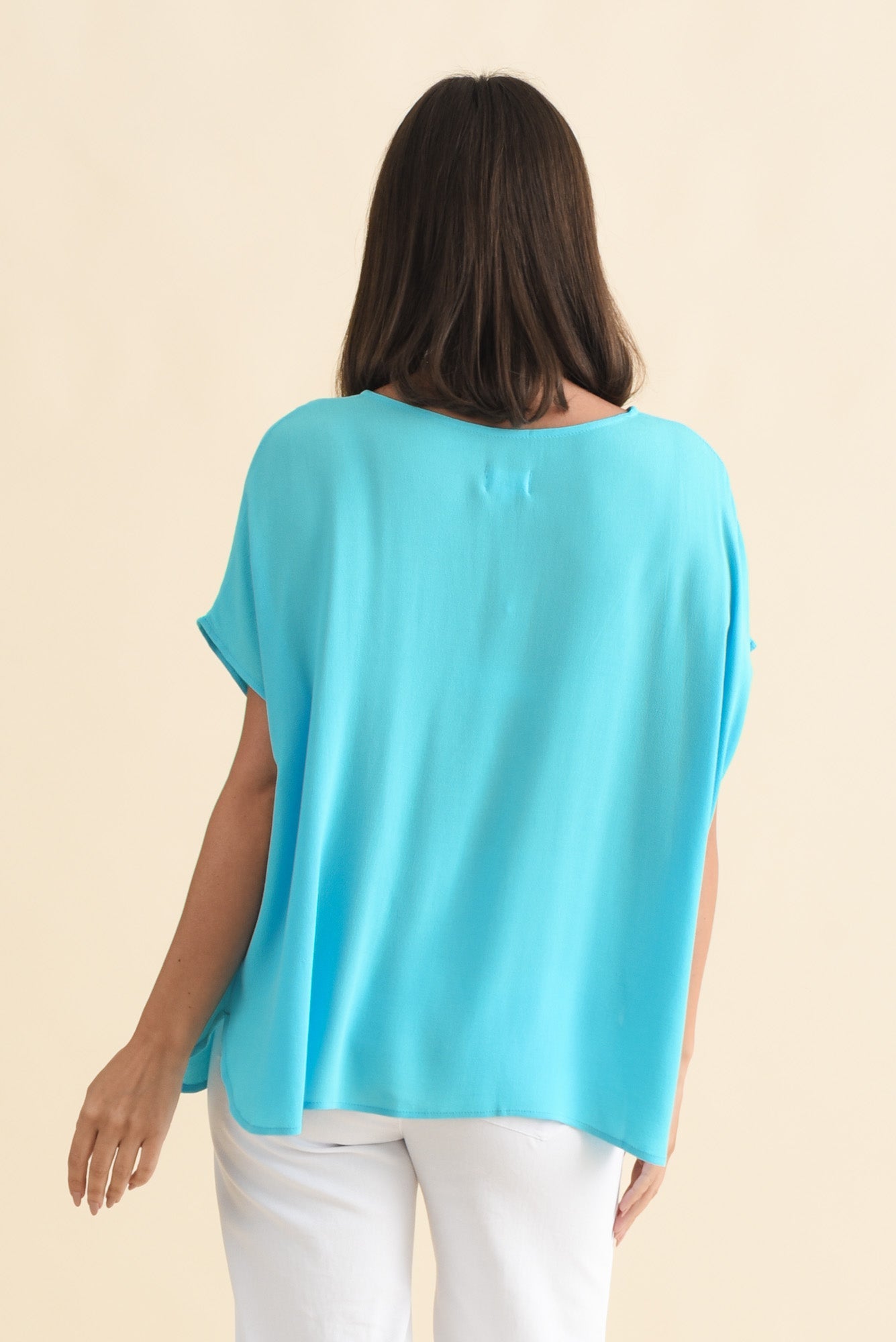 Sali Blue Drape Top - Blue Bungalow NZ